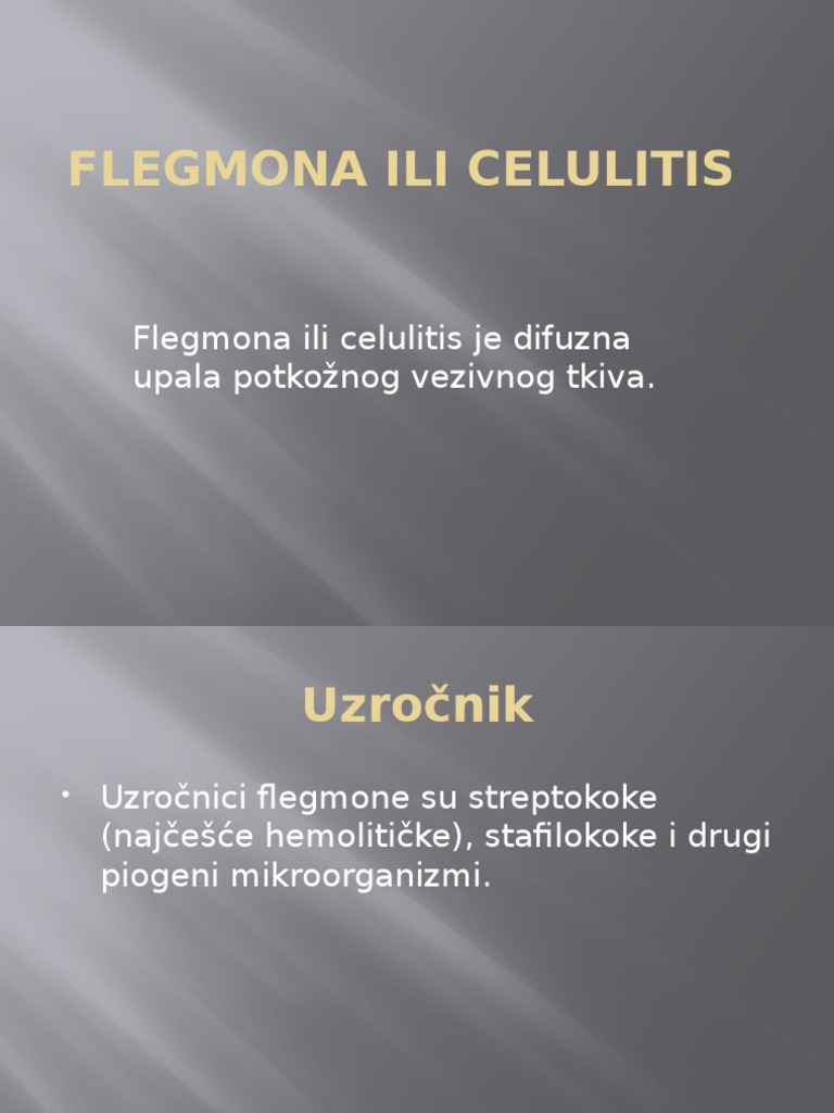 Flegmona I Gangrena | PDF