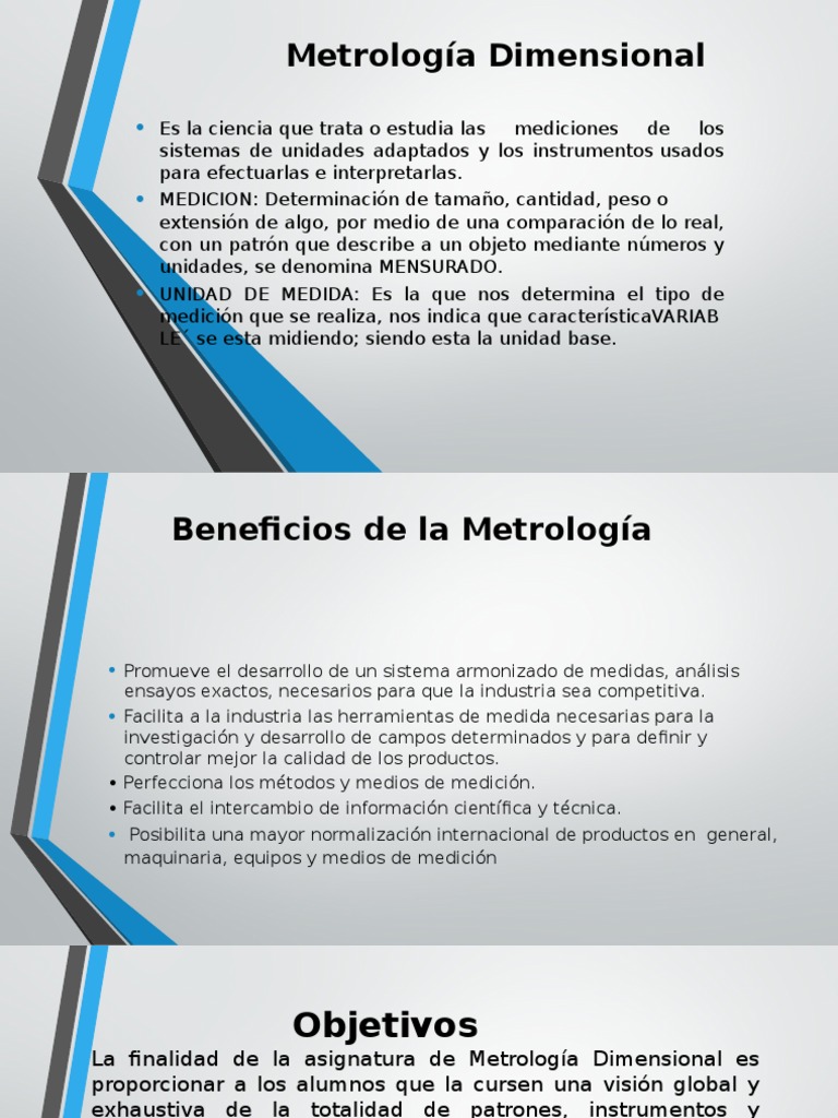 Metrología Dimensional | PDF | Sistema Internacional de Unidades ...