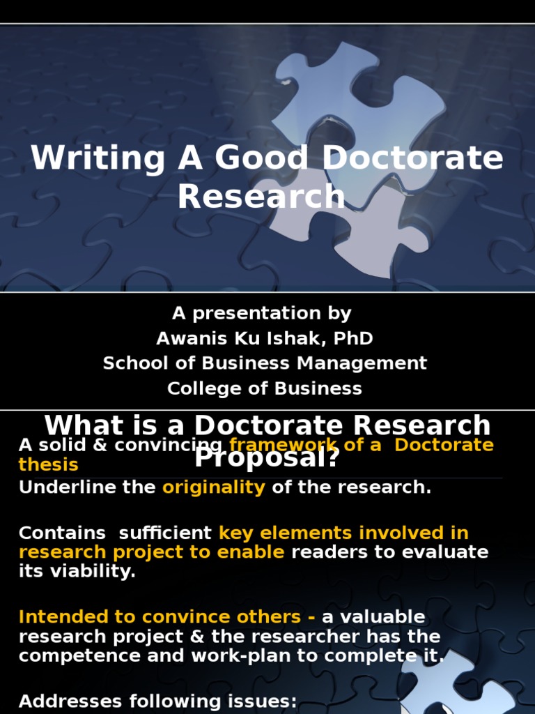 Ahsgs Kol 25012015 Writing An Effective Proposal | PDF | Data Analysis ...