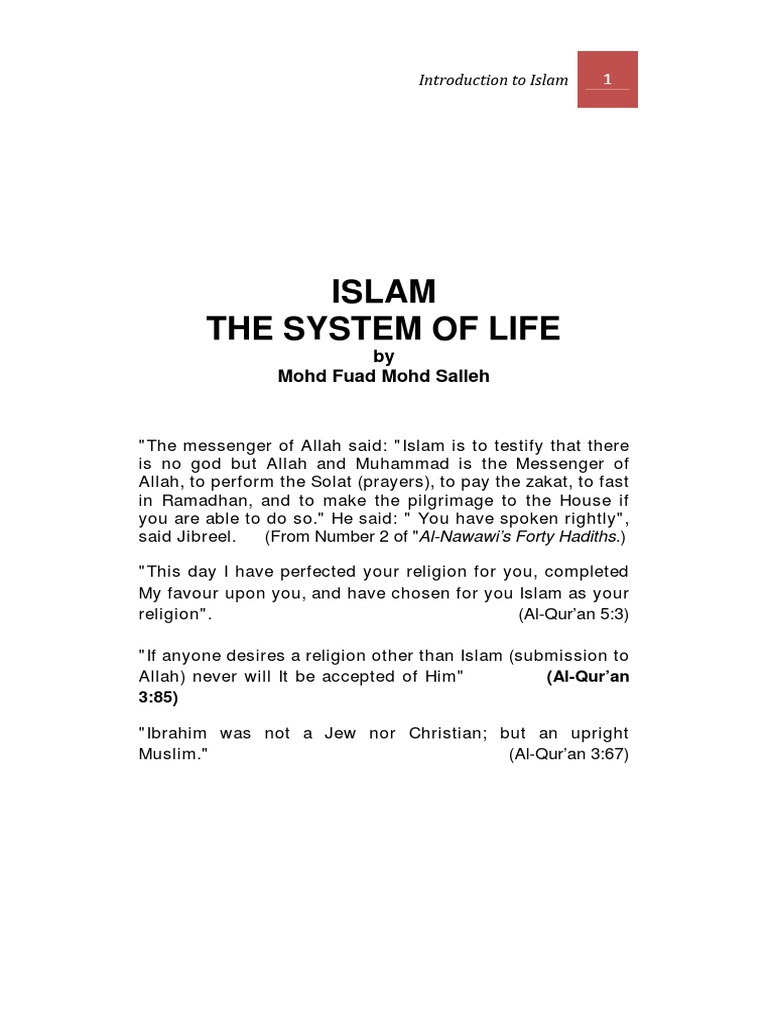 Introduction to Islam: Core Beliefs | PDF | Prophets And Messengers In ...
