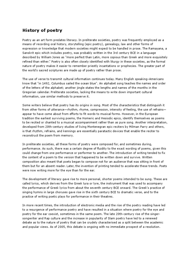 What Is Poetry | PDF | Oral Tradition | Poetry