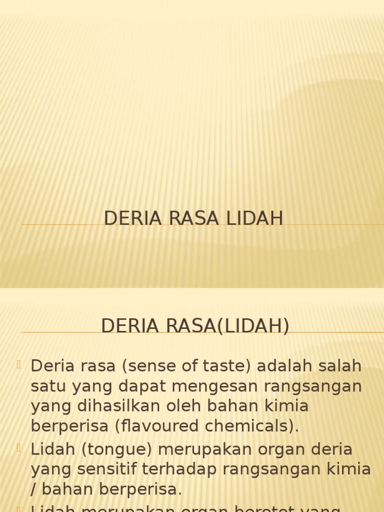 Lidah Organ | PDF