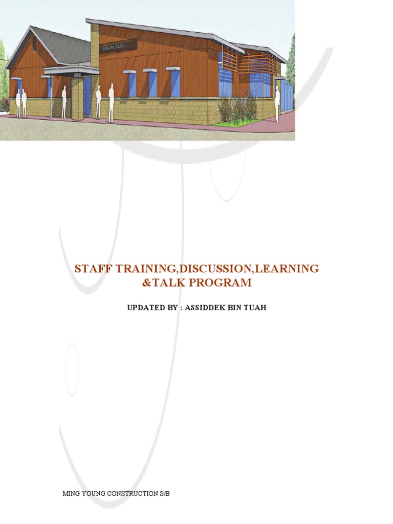 Construction Staff Training, Discussion, Learning & Talk Program | PDF ...
