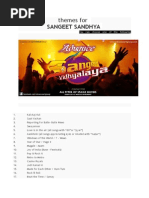 Sangeet Sandhya Anchoring | PDF