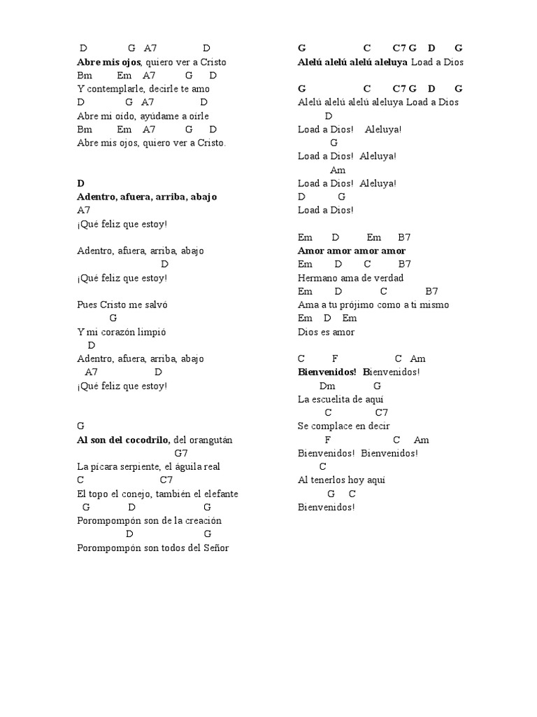 Canciones Escuela Dominical | PDF | Cristo (título) | Mitología