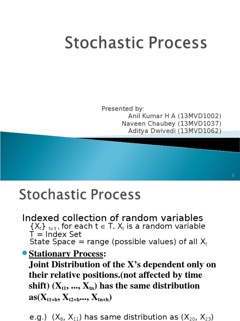 Stochastic Process | PDF | Markov Chain | Stochastic Process