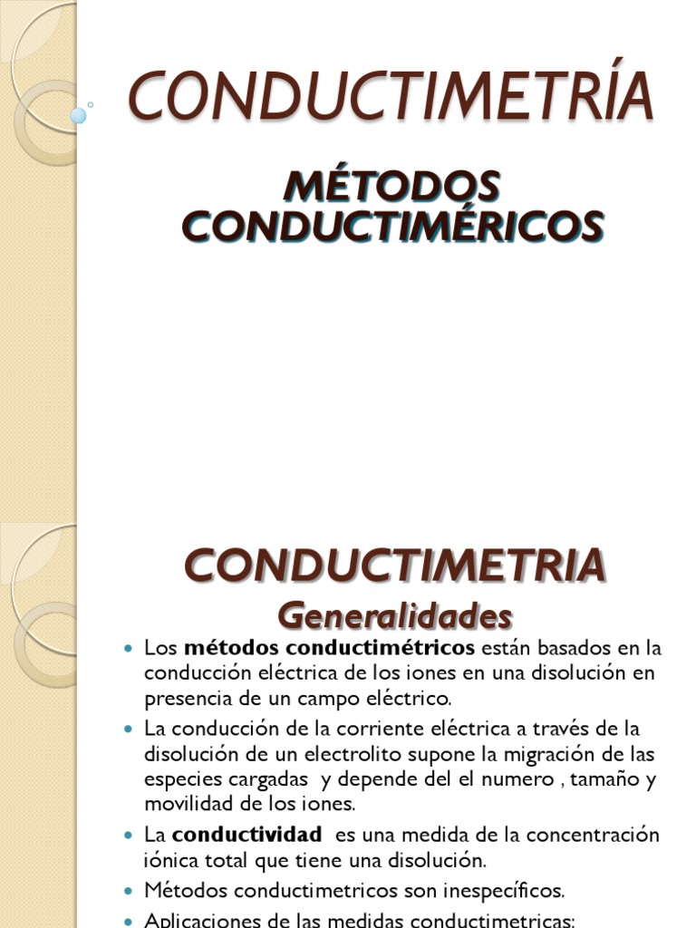 Conductimetria T2 | PDF | Química | Electromagnetismo