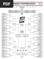 2011 NCAA Tournament Bracket | PDF | Ncaa Division I Basketball ...