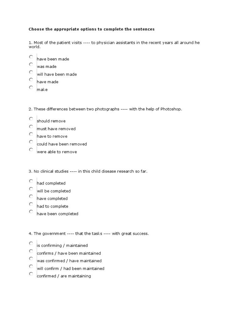Passive Voice Conditionals Practice | PDF