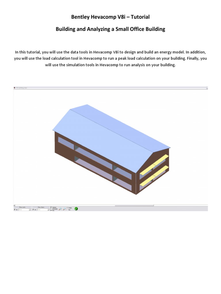 Bentley Hevacomp V8i Tutorial Part1 | PDF | Simulation | System Software