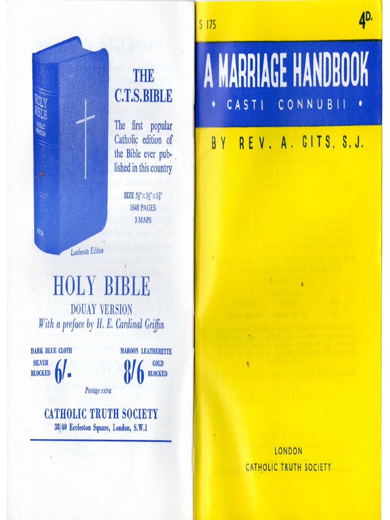 A Marriage Handbook: Casti Connubii | PDF