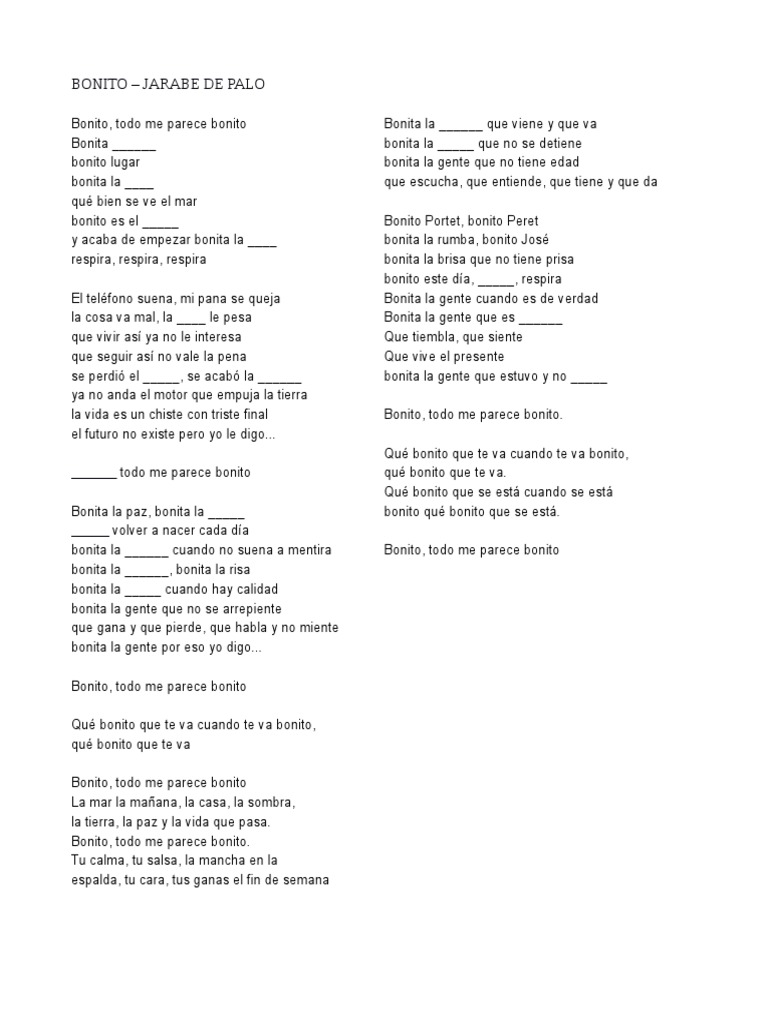 Bonito Jarabe de Palo | PDF | Arte