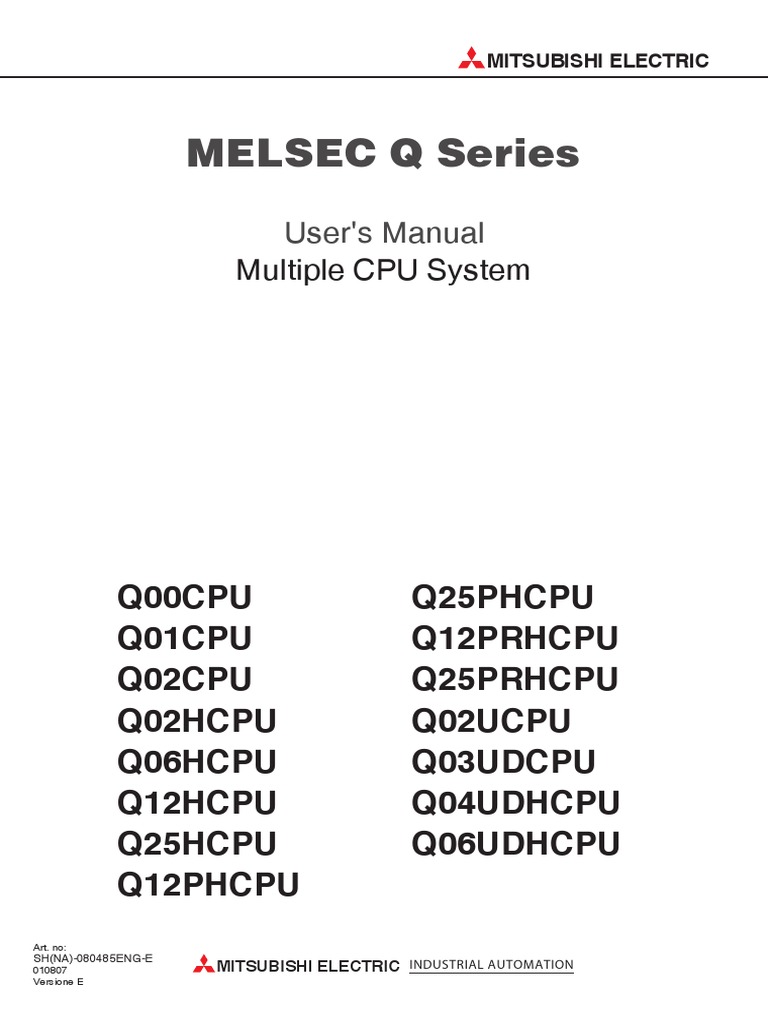 MELSEC Q Series: Multiple CPU System | PDF | Computer Programming | Computer Program