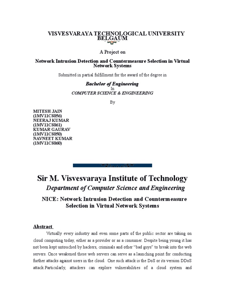 Sir M. Visvesvaraya Institute of Technology: Visvesvaraya Technological ...
