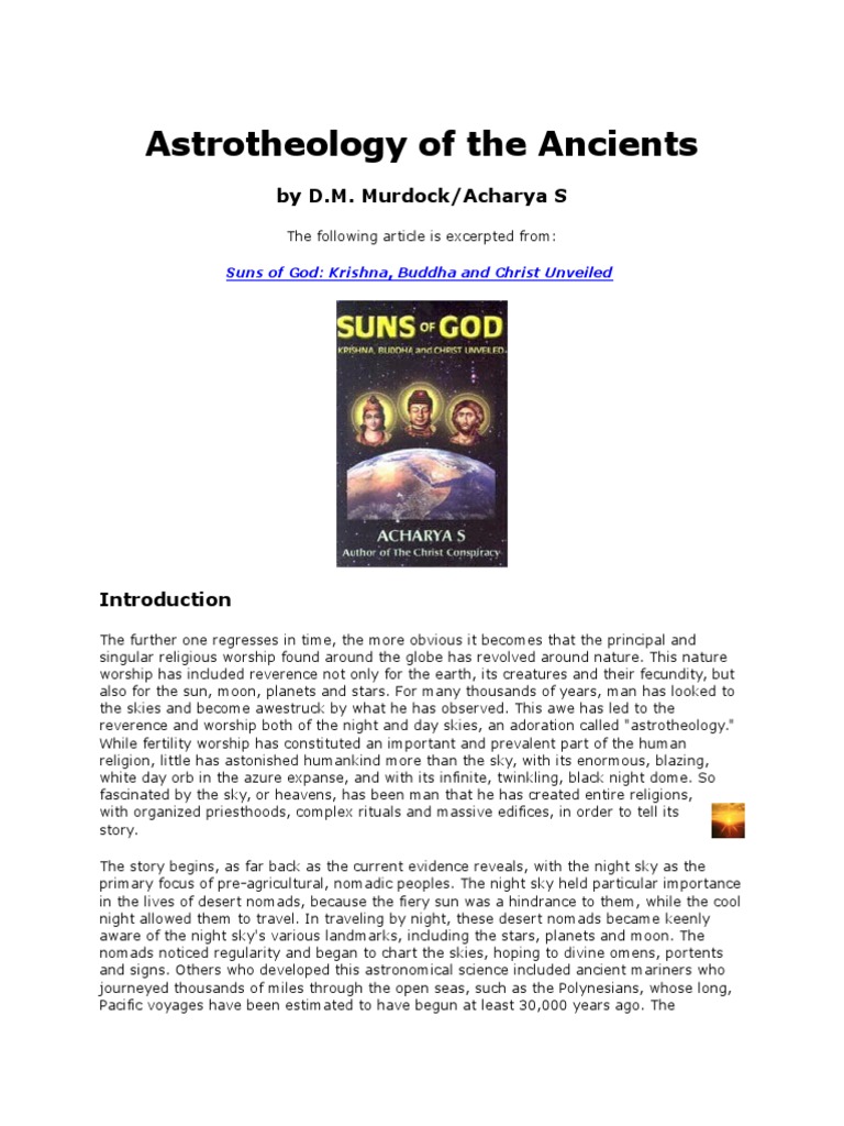 Ancient Astrotheology Explained | PDF | Astrology | Science