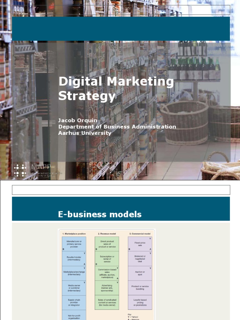 (PDF) - Digital Marketing Strategy | PDF | Brand | Strategic Management
