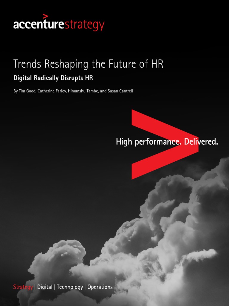 Accenture - Future of HR Digital | PDF | Software As A Service | Cloud ...