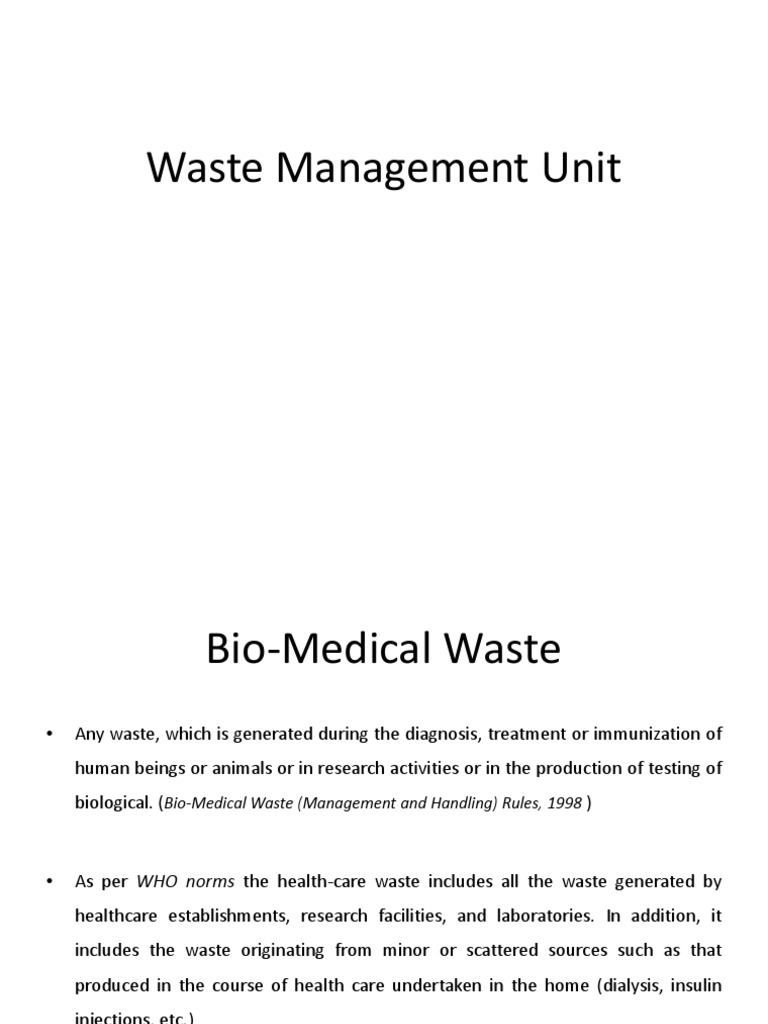 Waste Management | PDF | Waste Management | Waste