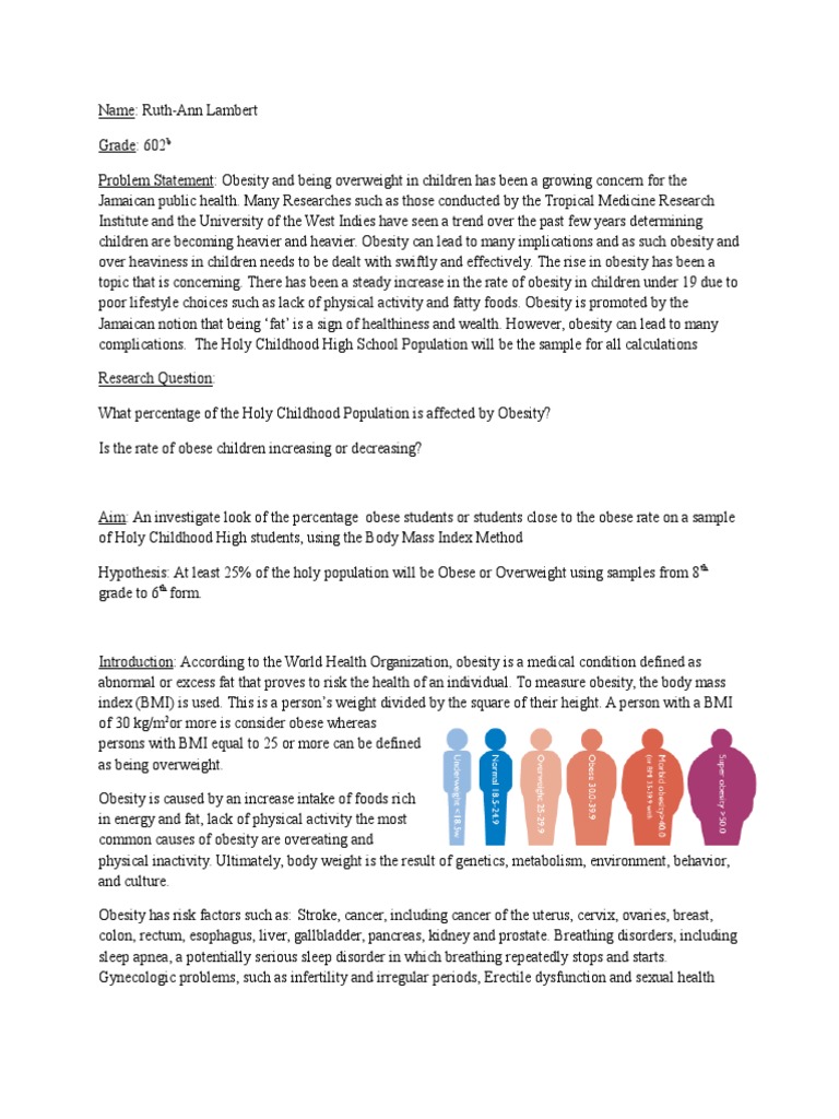 Biology Lab | Obesity | Body Mass Index