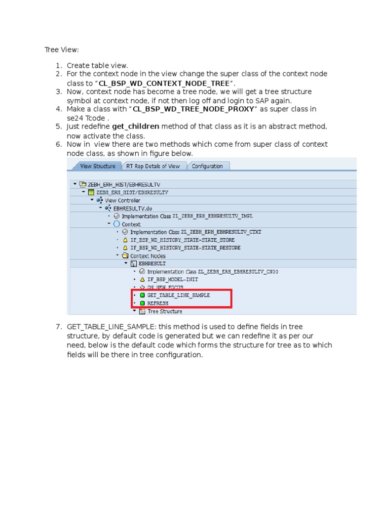 Configuring a Tree View in ABAP to Display Hierarchical Customer Data | PDF | Method (Computer ...