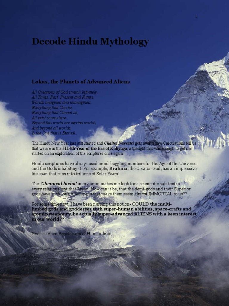 Decode Hindu Mythology Lokas, The Planets of Advanced Aliens | Moon ...