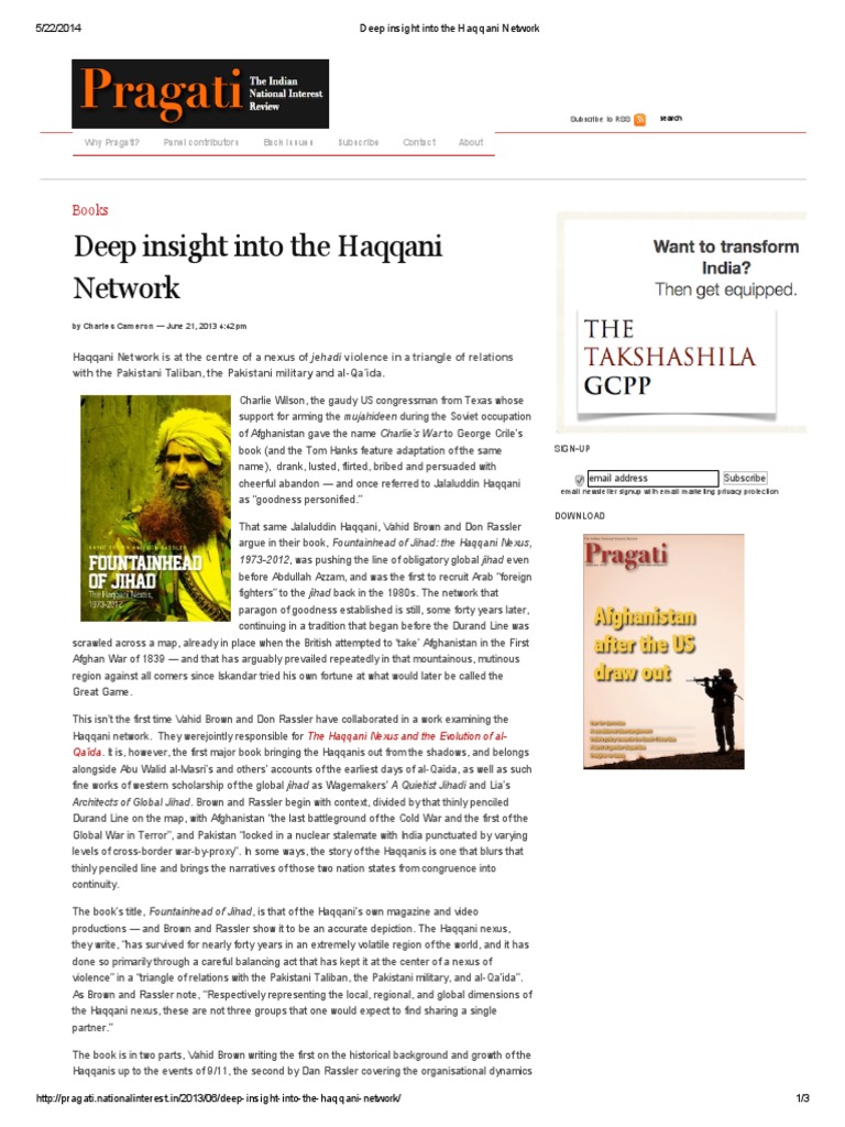 Haqqani Network's Global Impact | PDF | Haqqani Network | Al Qaeda