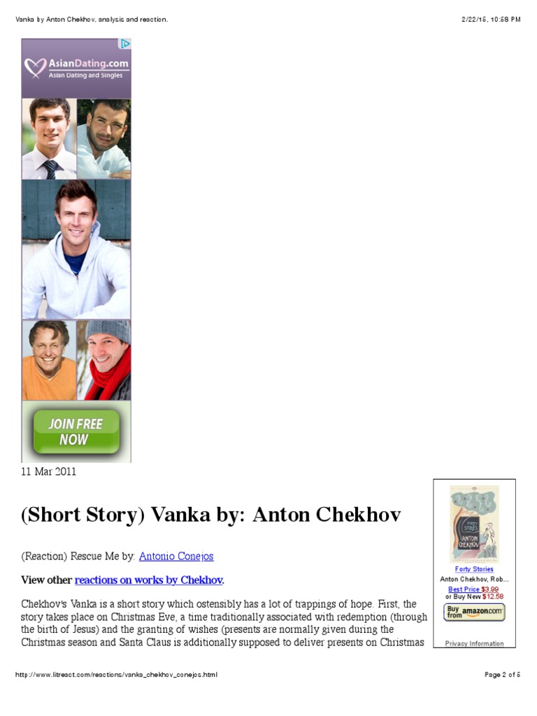 Vanka by Anton Chekhov | PDF | Postage Stamp | Christmas