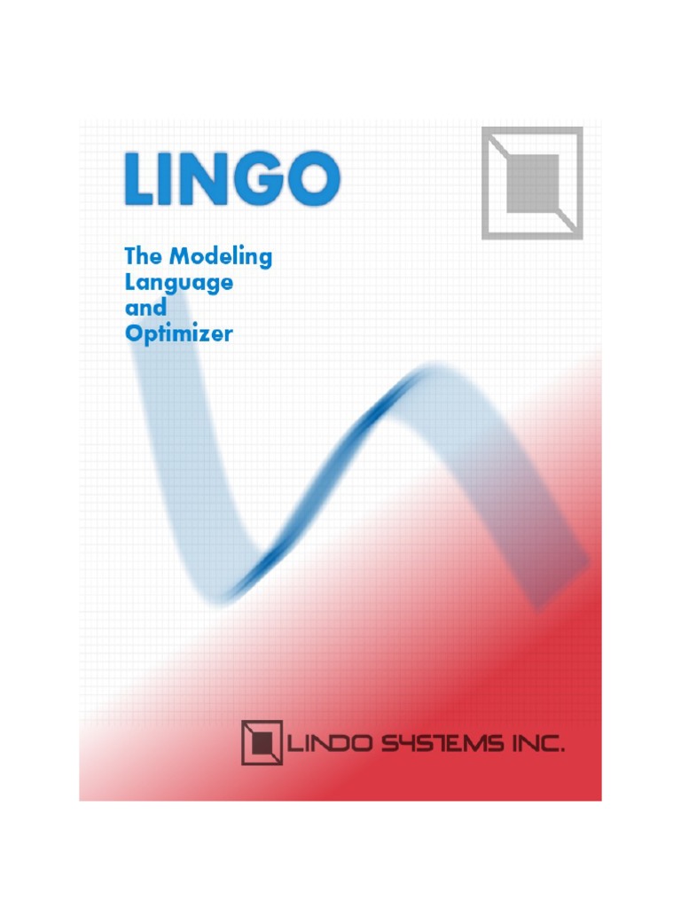 Lingo 15 Users Manual PDF | PDF | Linear Programming | Mathematical Optimization