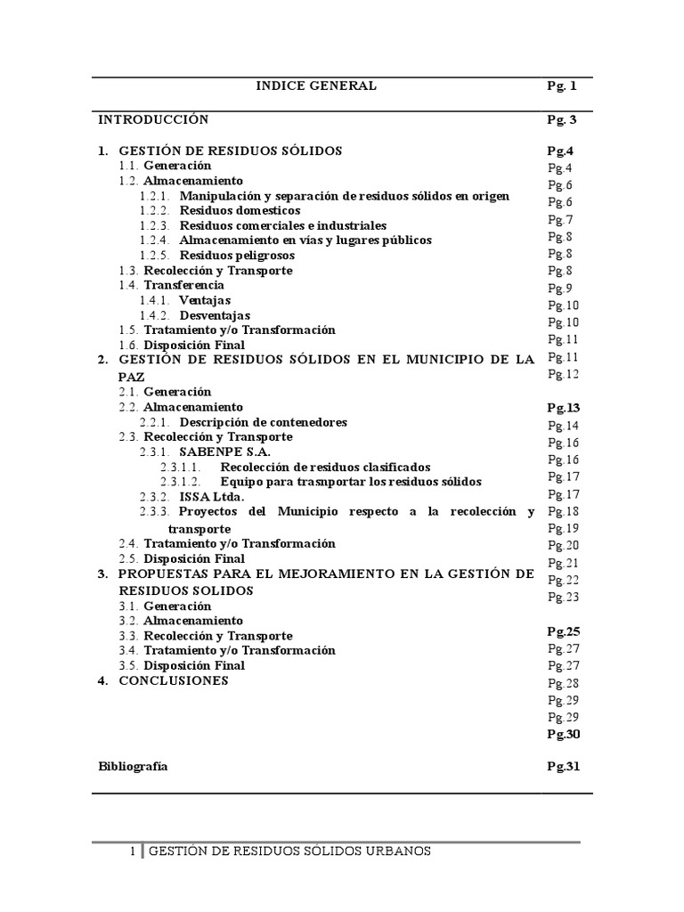 Trabajo Final Residuos | PDF | Vertedero | Residuos