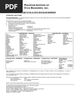 Guidelines How To Become A PICE Regular Member | PDF | Career & Growth