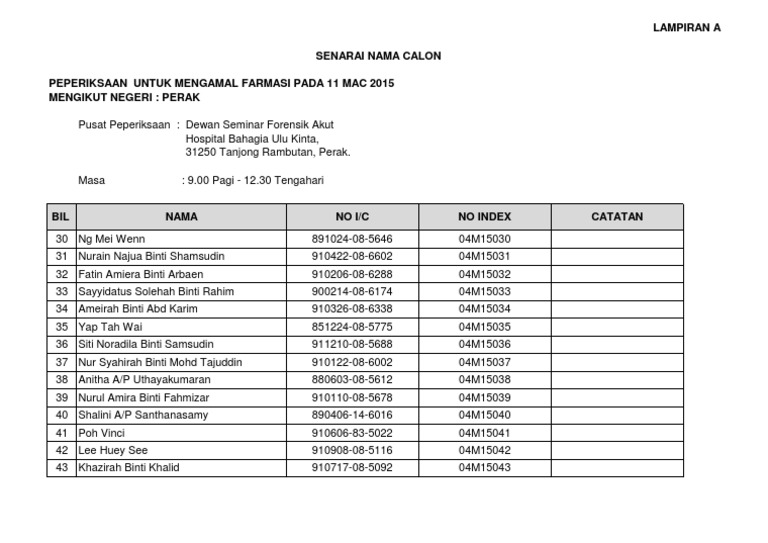 PERAK | PDF