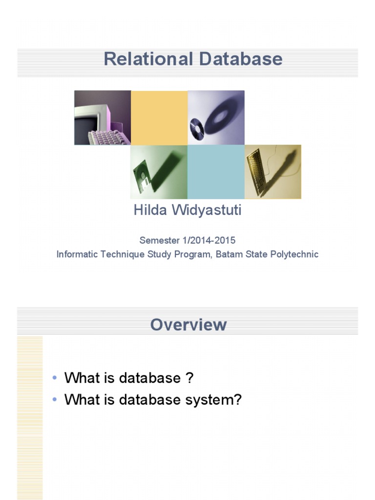 T1 Relational Database | PDF | Relational Database | Databases