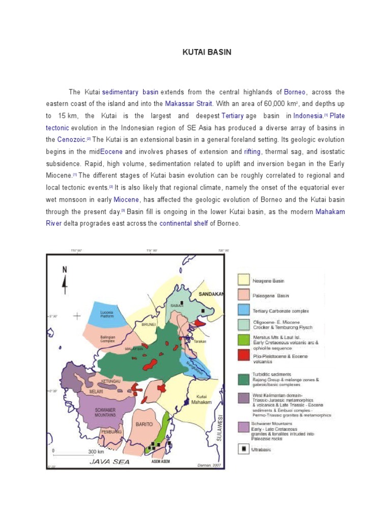 Kutai Basin | Geology | Structural Geology