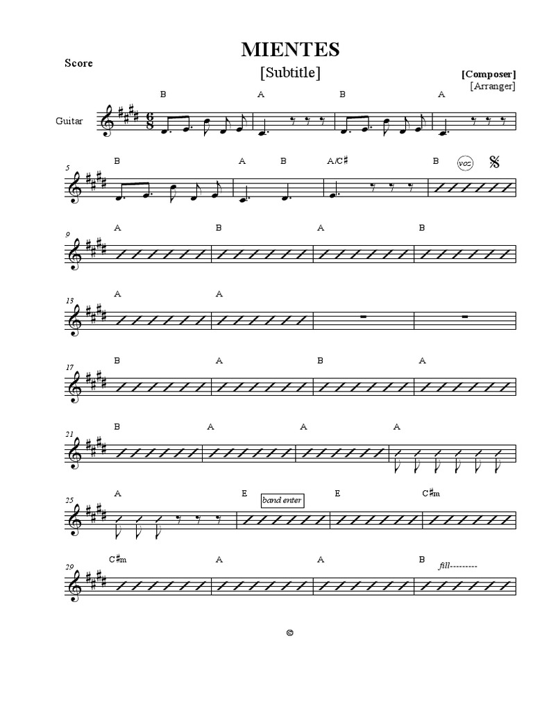 Camila - Mientes | PDF