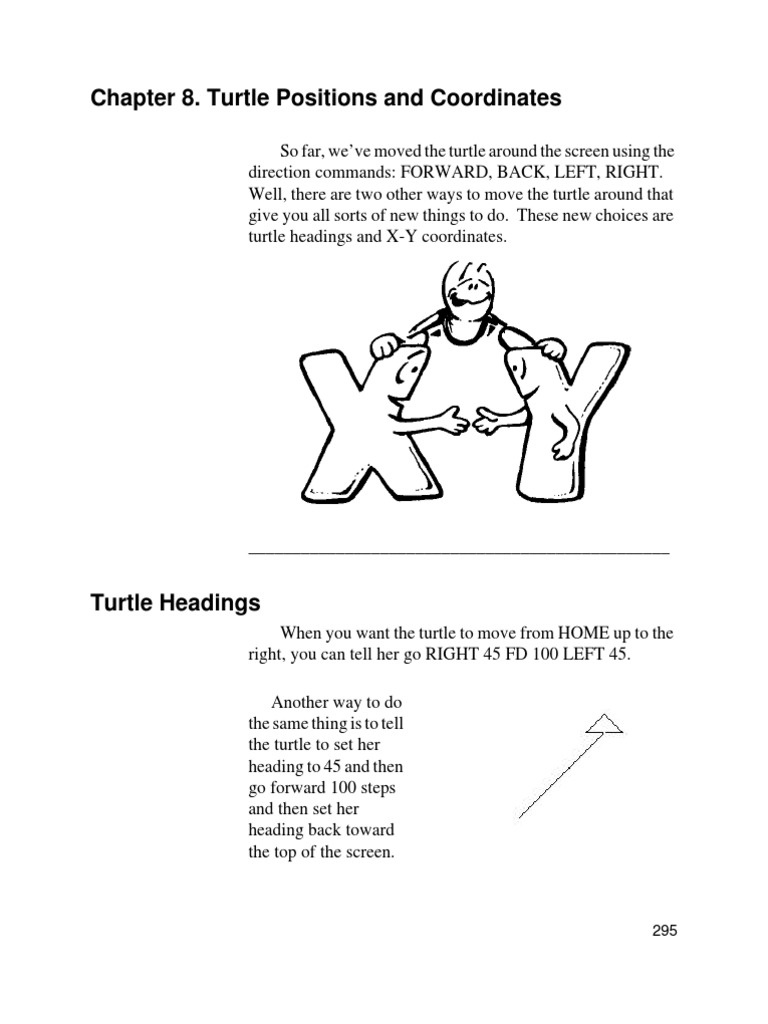 Chapter 8. Turtle Positions and Coordinates | PDF | Circle | Ellipse
