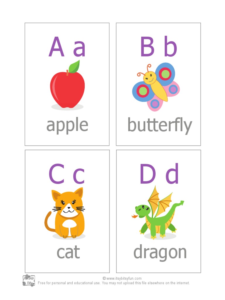 ABC Alphabet Flash Cards | PDF