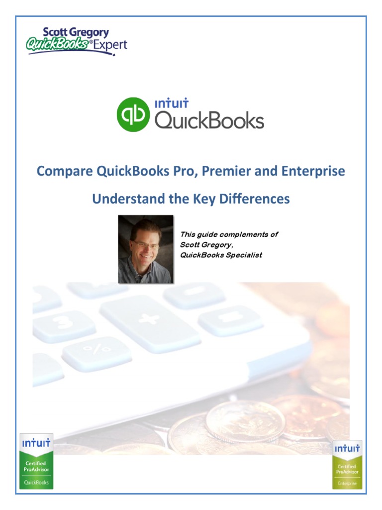 QuickBooks Pro vs Premier vs Enterprise | PDF