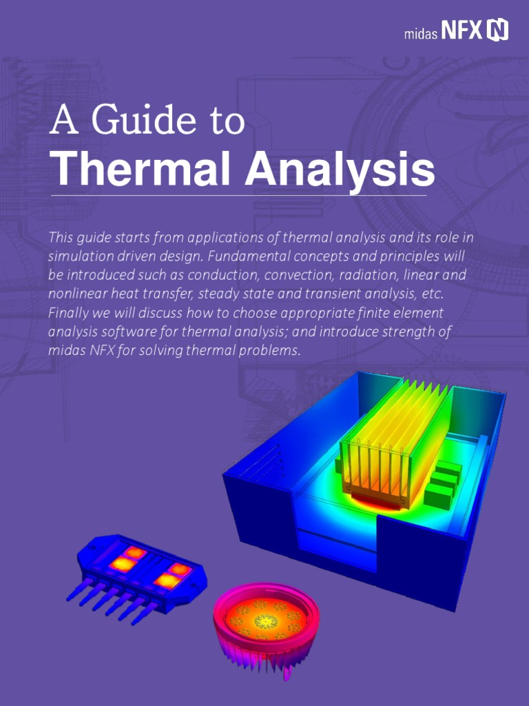 Midas NFX Thermal Analysis | PDF | Heat Transfer | Thermal Conduction