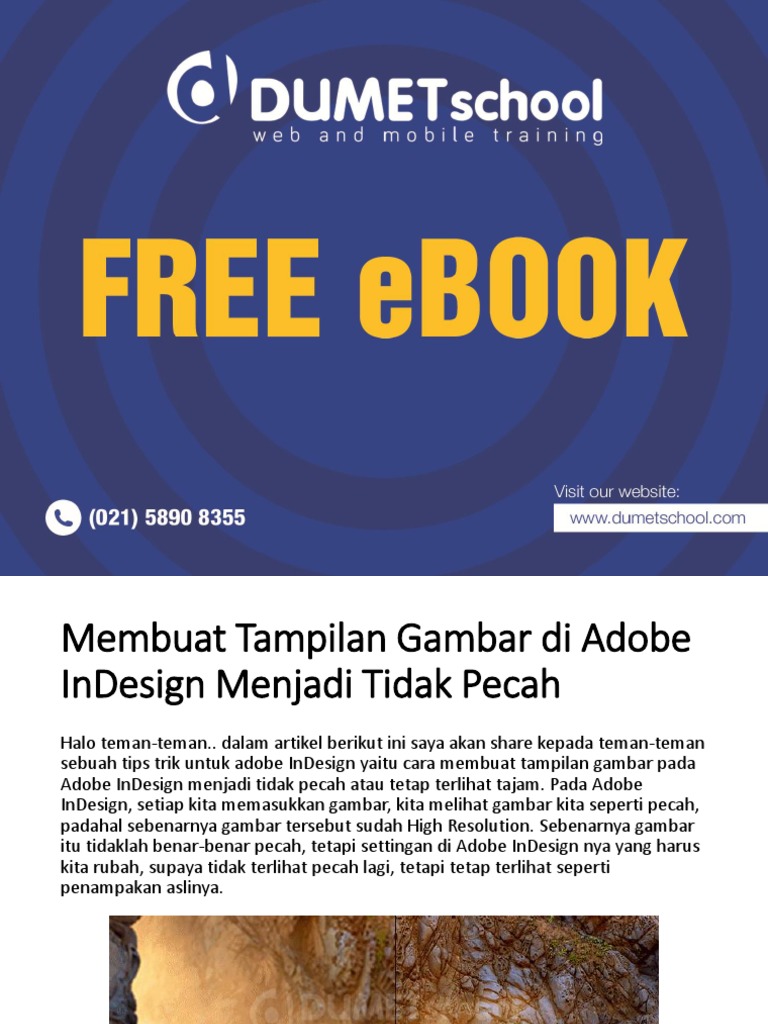 Kursus InDesign - Membuat Tampilan Gambar Di Adobe InDesign Menjadi ...