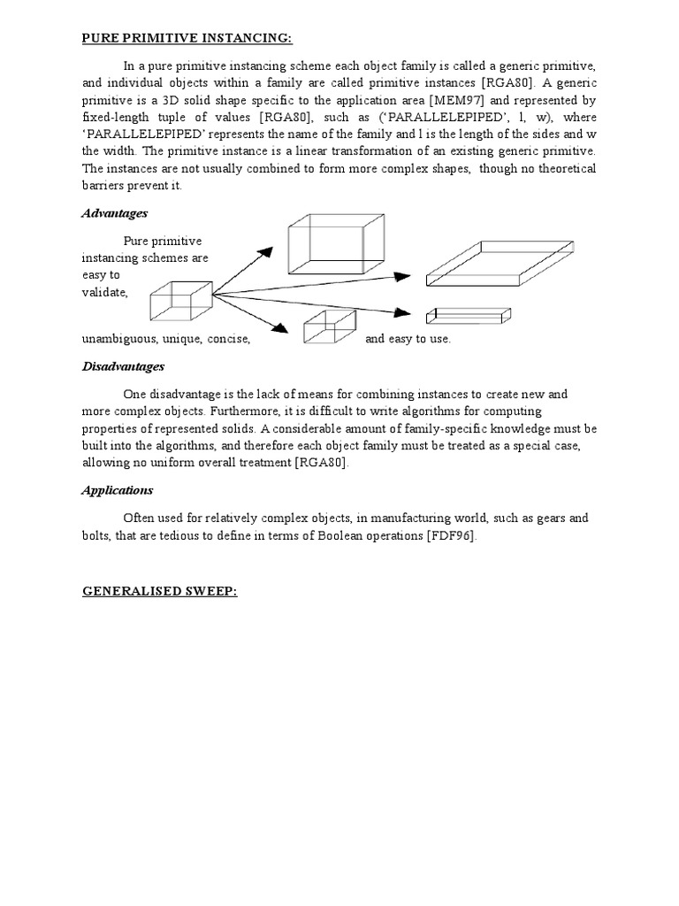Pure Primitive Instancing | PDF | Shape | Boolean Algebra