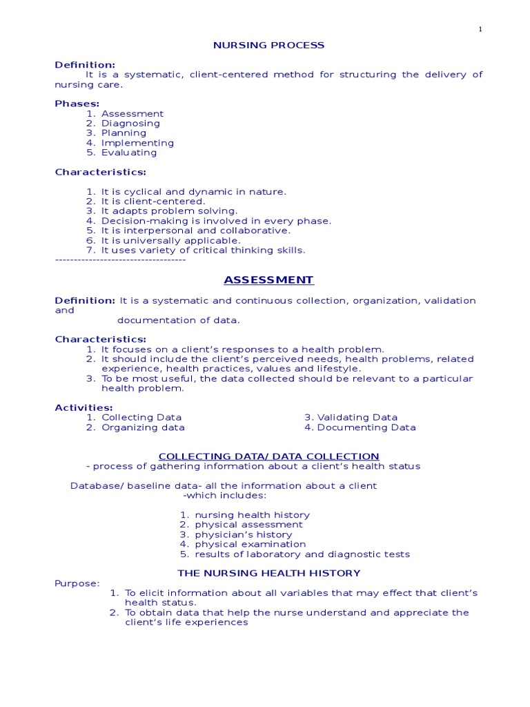 Nursing Process | PDF | Nursing | Goal