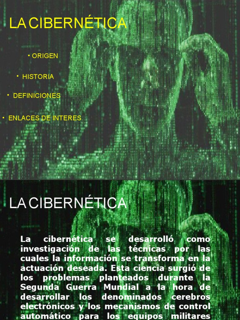 La Cibernética | PDF | Cibernética | Realimentación