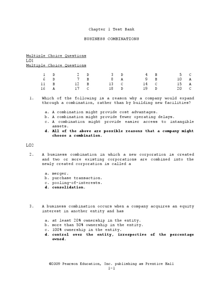 Business Combinations | PDF | Book Value | Goodwill (Accounting)