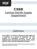 CSSD Presentation | PDF | Sterilization (Microbiology) | Chemistry