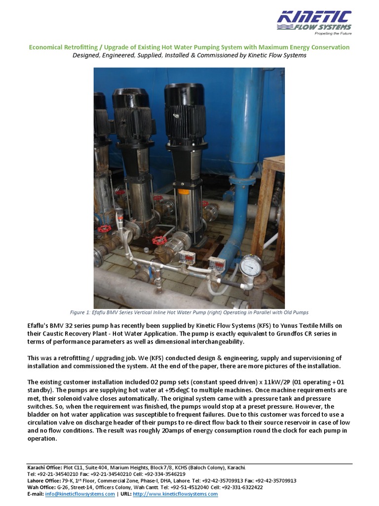 KFS Efaflu BMV | PDF | Water Heating | Pump