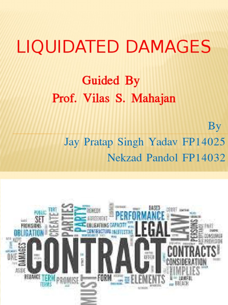 Liquidated Damages: Understanding the Necessary Conditions, Examples ...