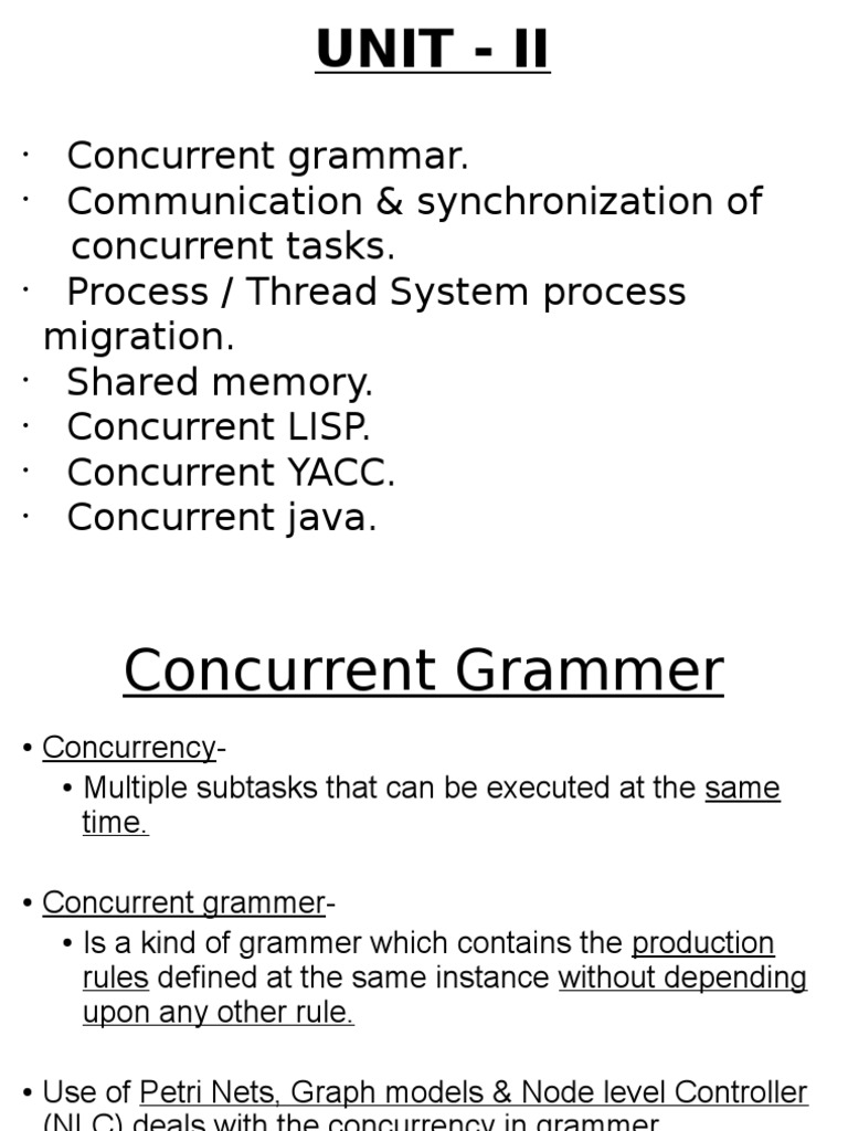 Concurrency Pdf Thread Computing Process Computing