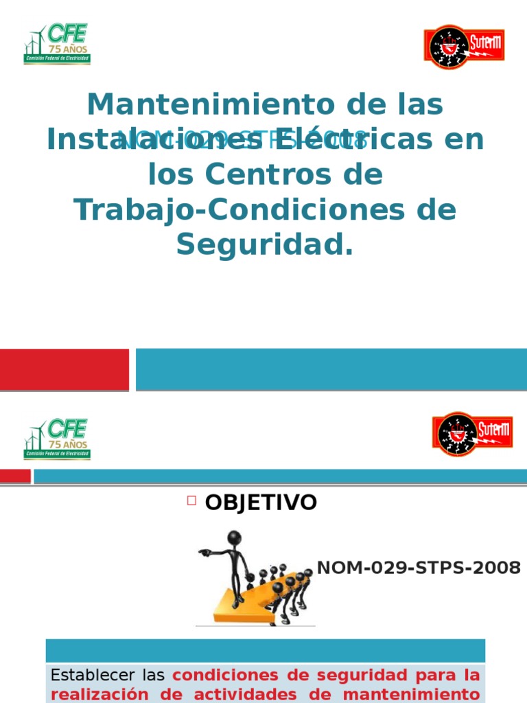 NOM-029-STps-2008 Cap 7 y 8 | La seguridad | Cableado eléctrico