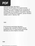A Timeline of Psychological Testing | PDF | Psychology | Psychotherapy