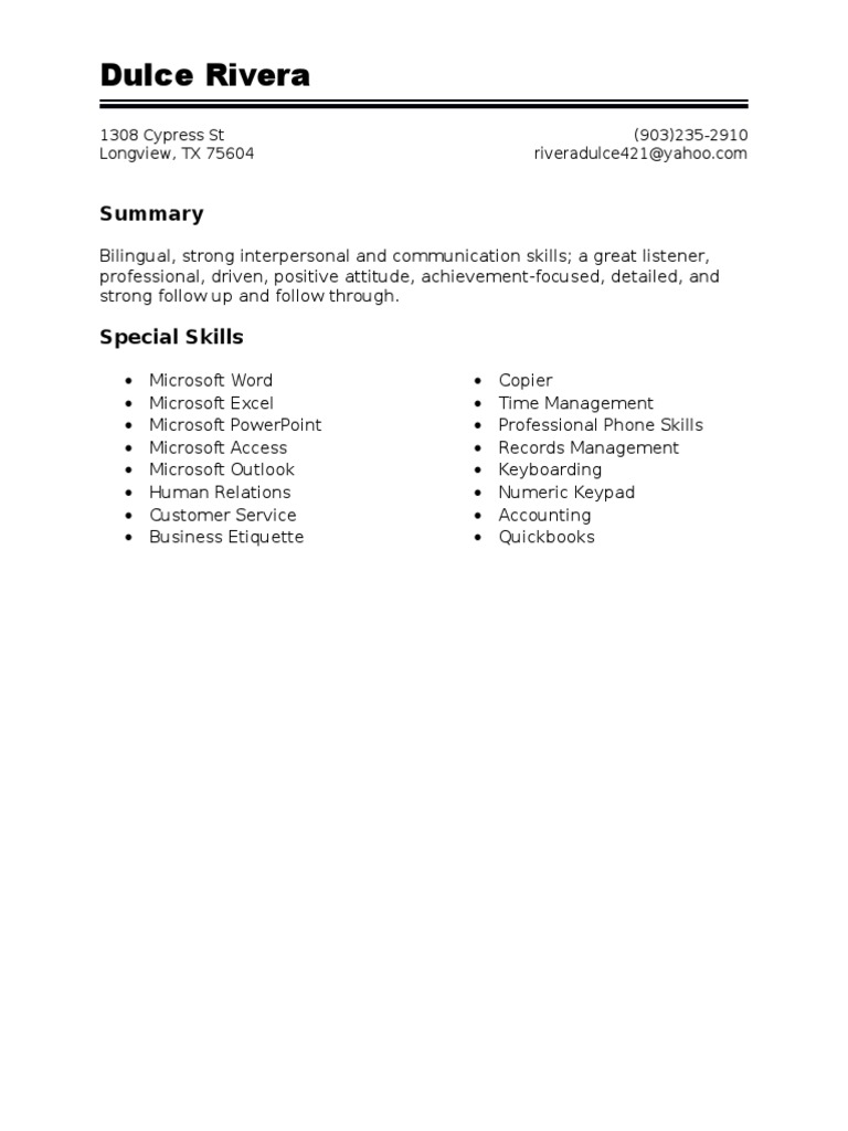 Rivera Resume | PDF | Business